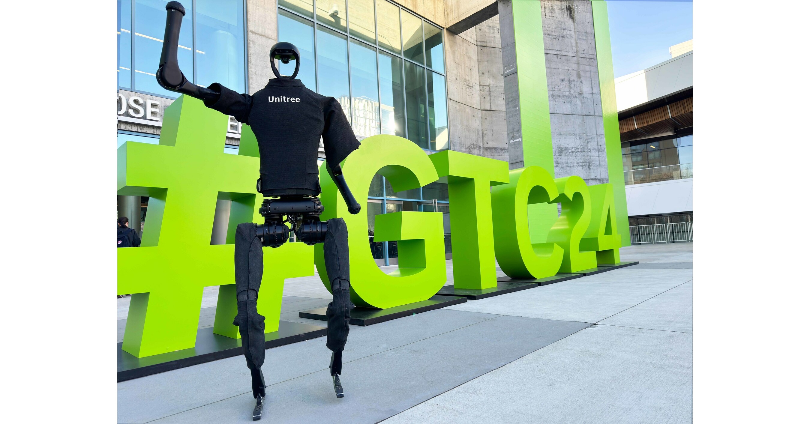 NVIDIA GTC Conference丨Unitree H1 humanoid robot embraces AI with the world