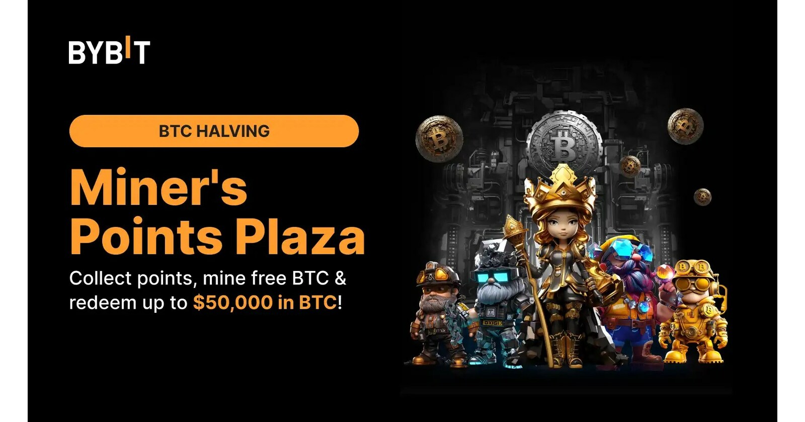 Bitcoin Halving Frenzy: Join Bybit's Miner's Point Plaza for a Shot at ...