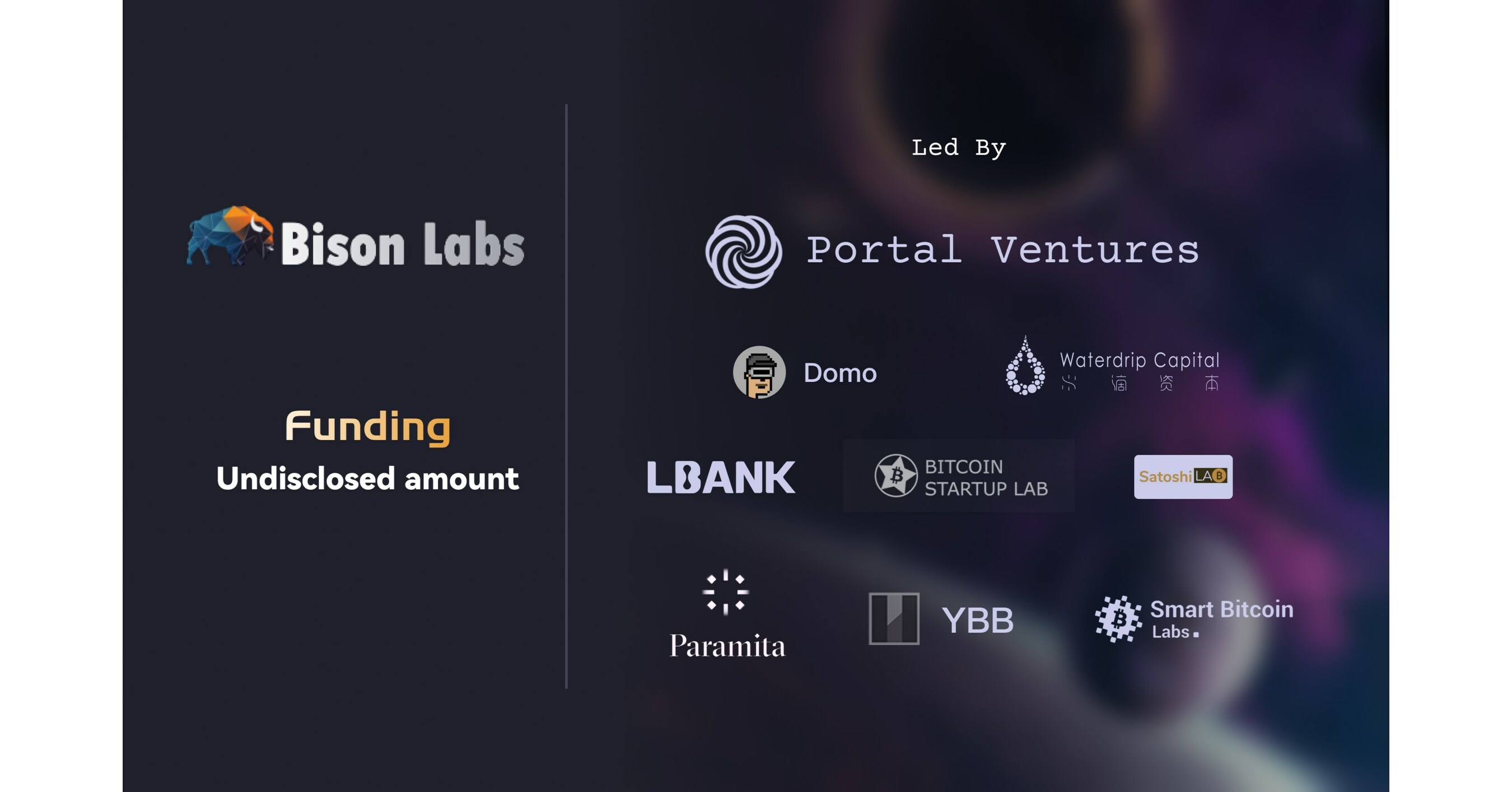 Bison Labs Closed Pre-Seed funding to spearhead the Bitcoin Renaissance with the most Trustless ...
