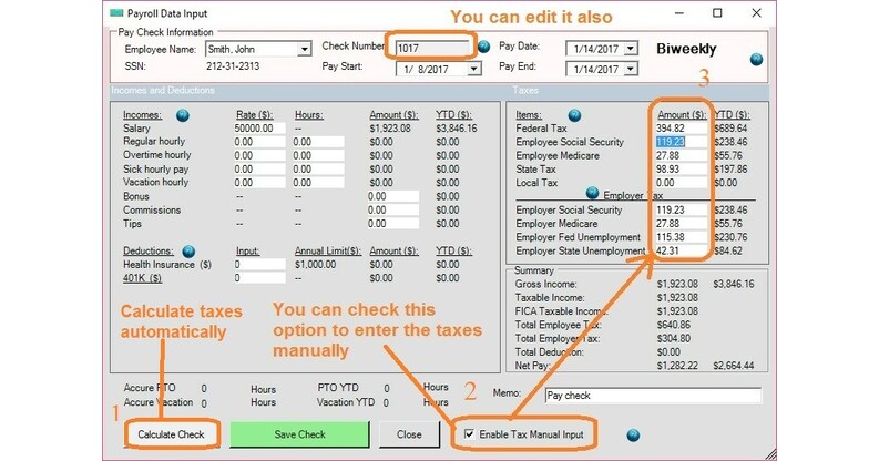ezPaycheck Payroll Software with Windows 11 Now Features Printing ...
