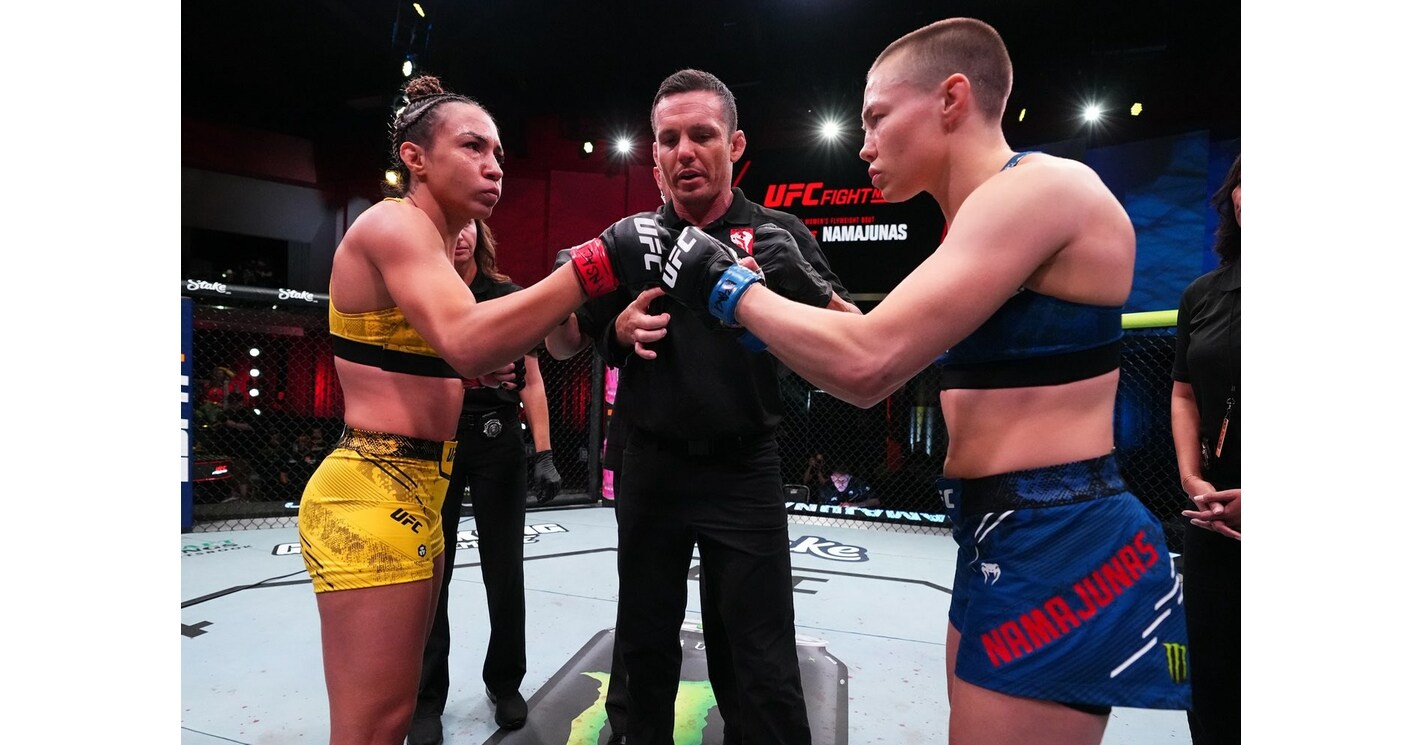 Monster Energy's Rose Namajunas Defeats Amanda Ribas at UFC Vegas 89 31 ...