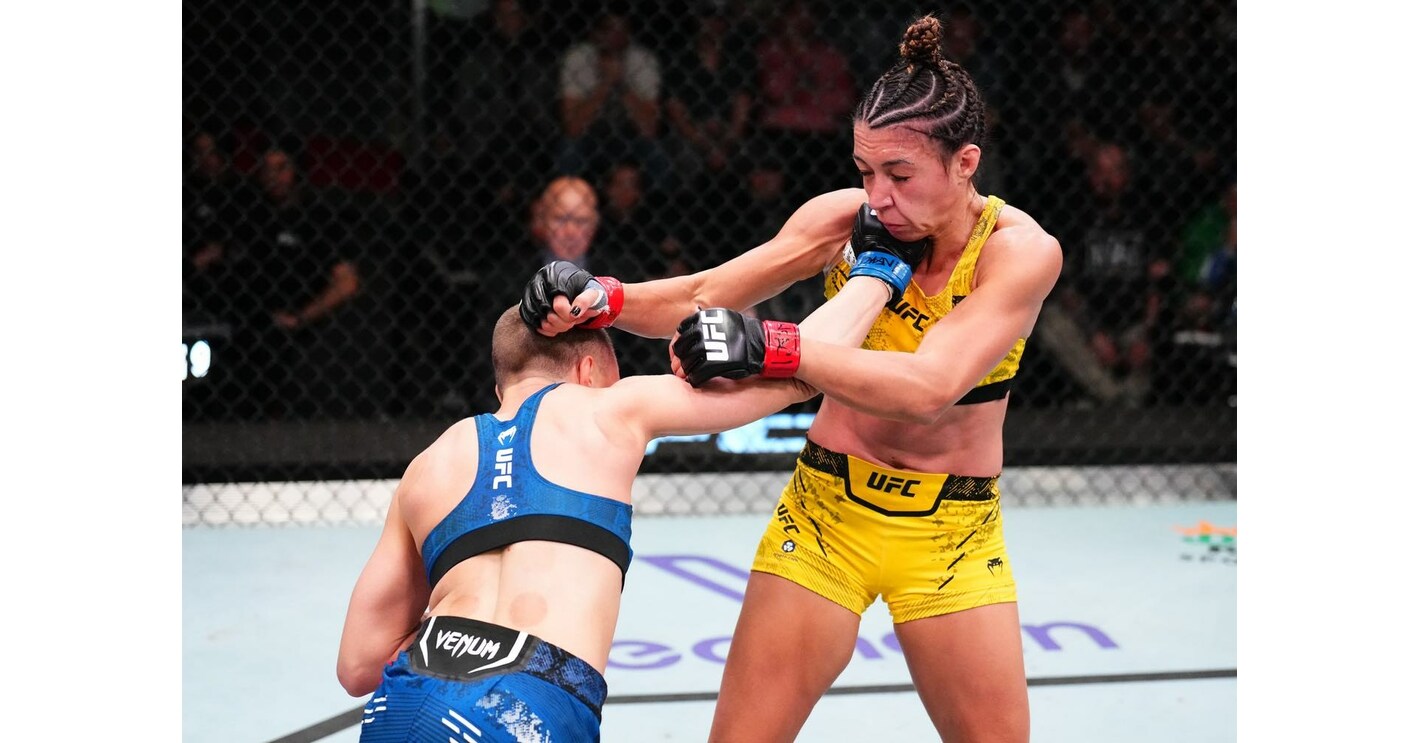 Monster Energy's Rose Namajunas Defeats Amanda Ribas at UFC Vegas 89 31 ...