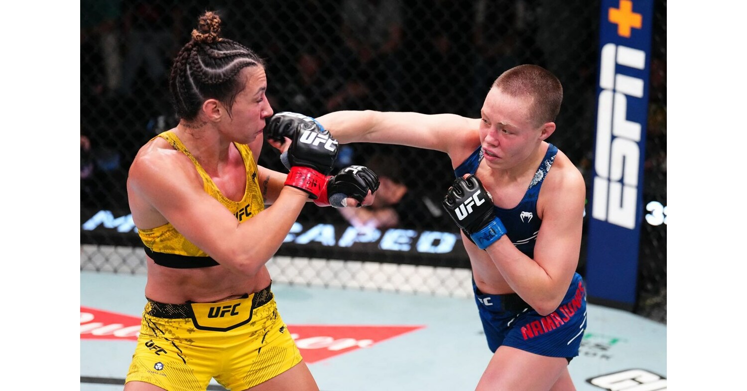 Monster Energy's Rose Namajunas Defeats Amanda Ribas at UFC Vegas 89 31 ...