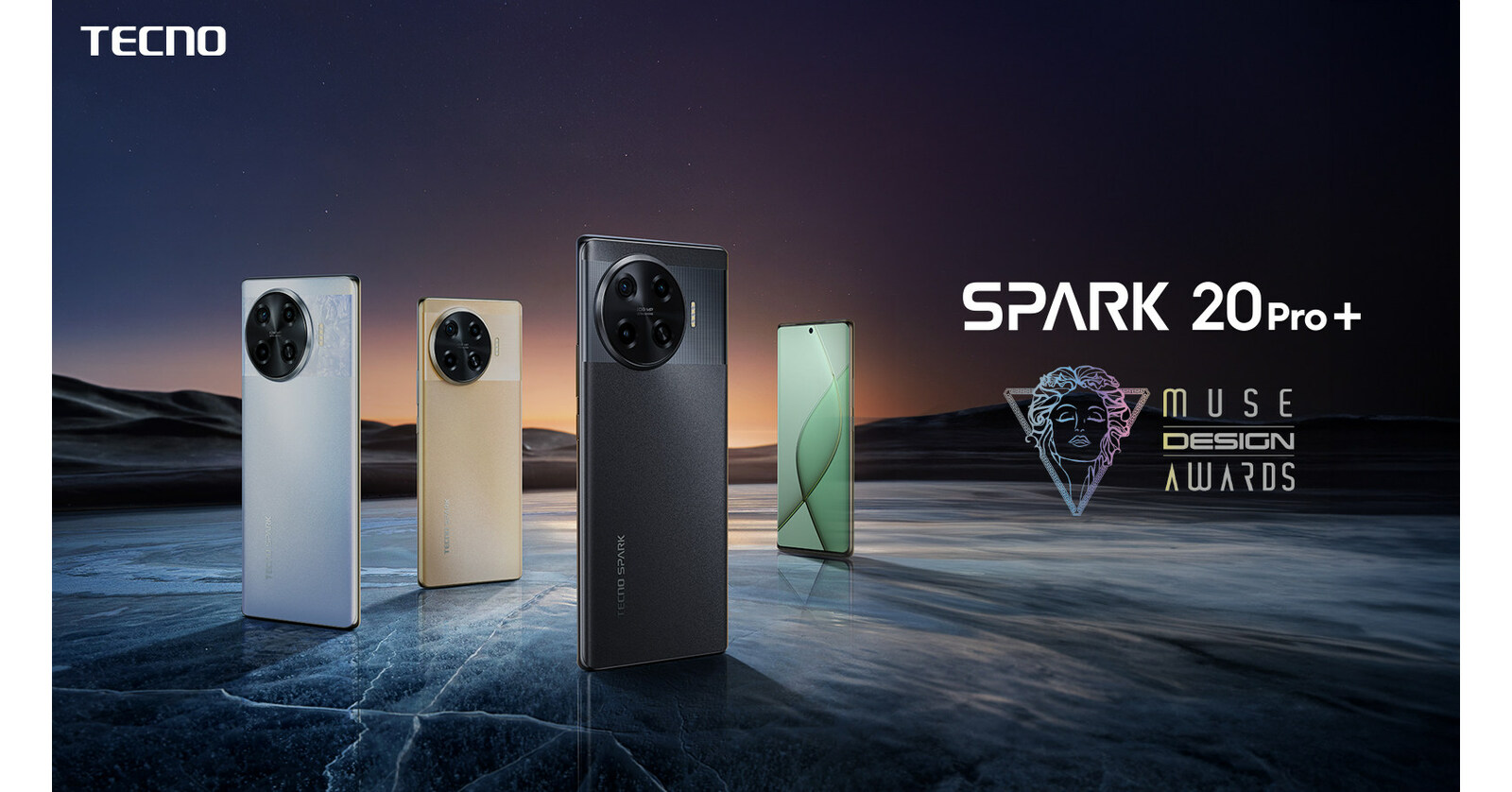 Tecnos Spark 20 Pro Secures Platinum Win At The Muse Design Awards 2024