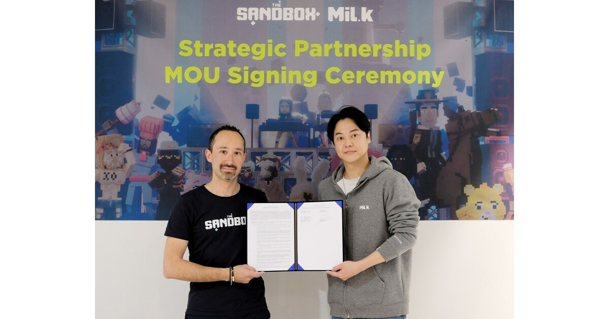 Milk Partners and The Sandbox signed the MoU for expanding the ...