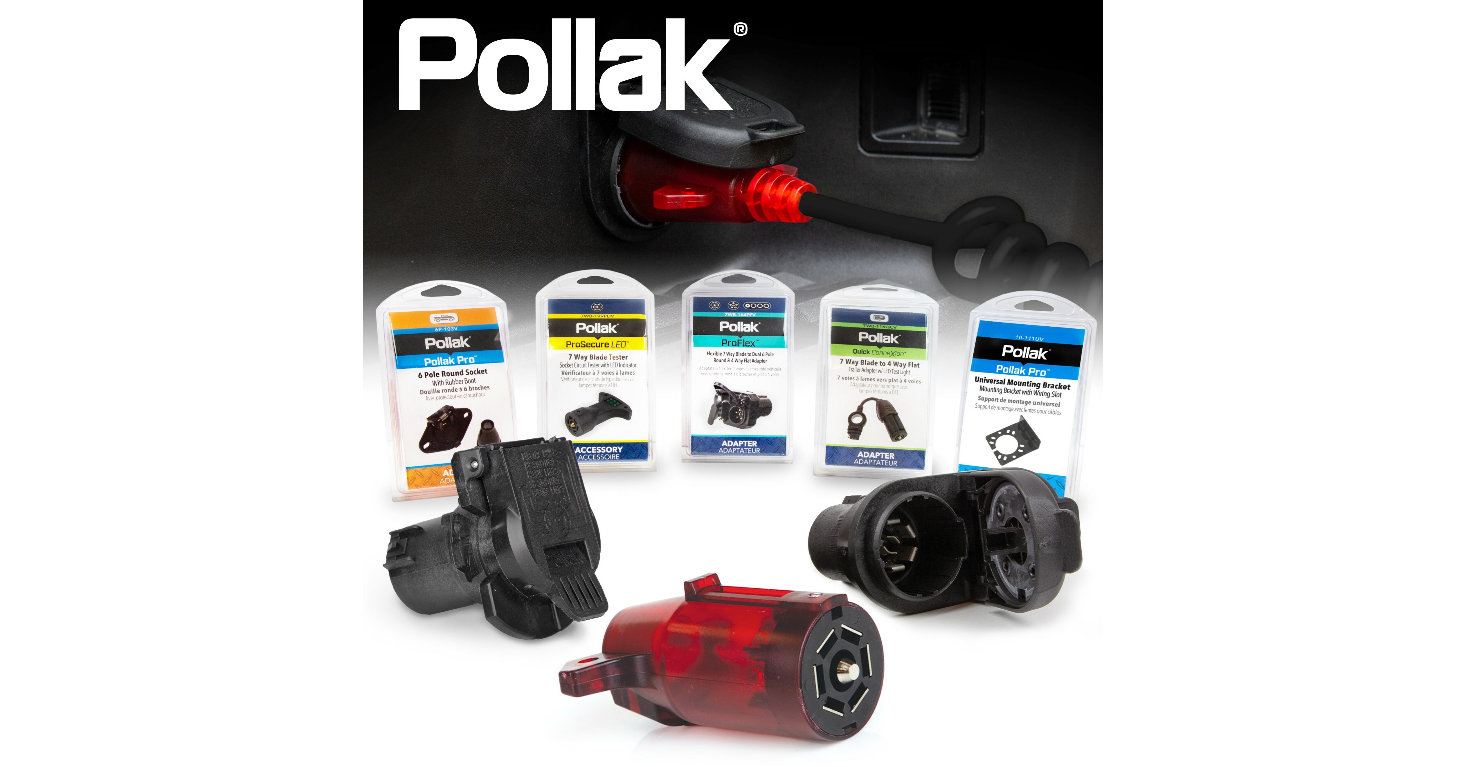 Pollak® Introduces New Line of Trailer Connectors and Accessories