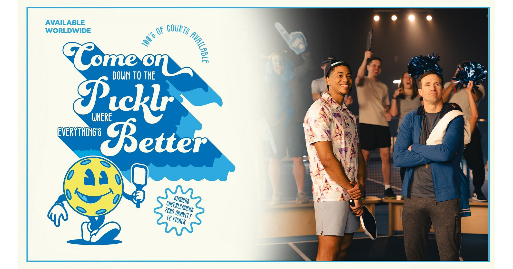 "Everything Is Better At The Picklr" - Drew Brees Stars in Franchise's ...