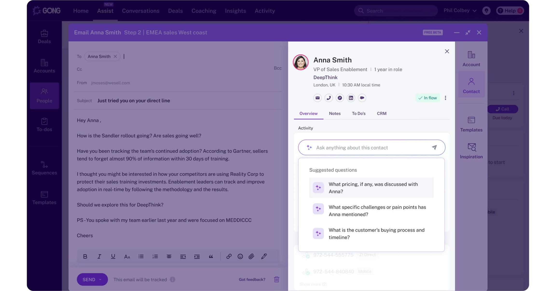Gong Introduces Industry's First AI "Ask Anything" Solution for ...