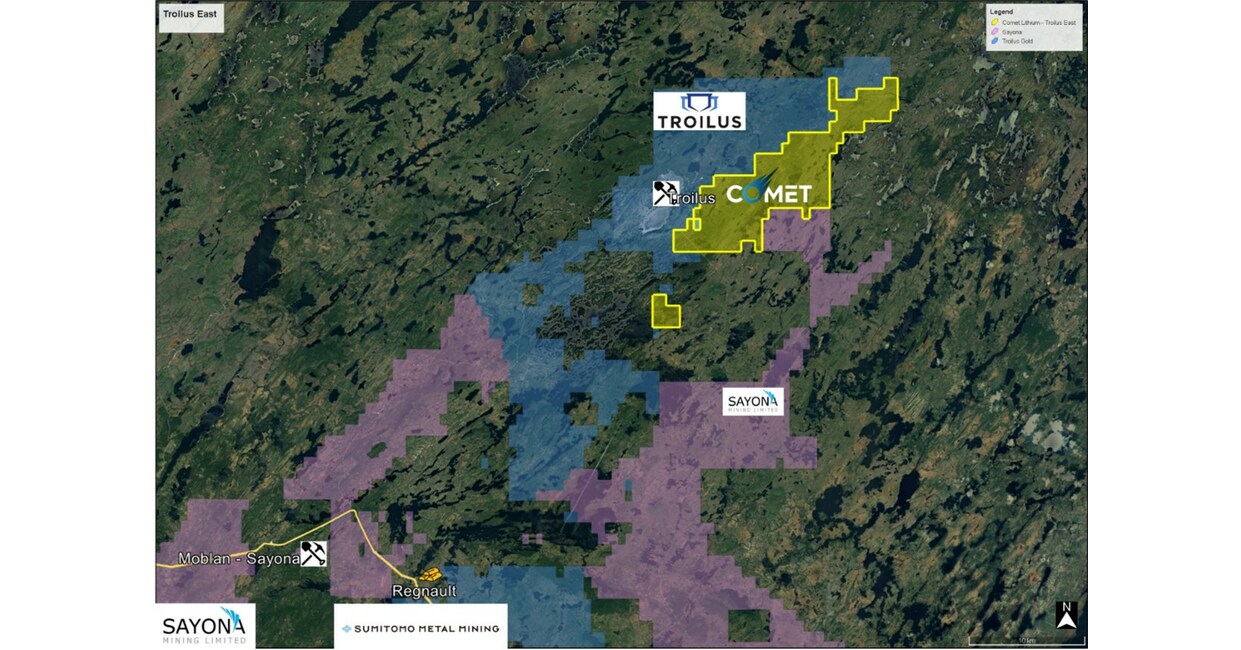 Comet Identifies New Large IP Anomalies at Troilus East
