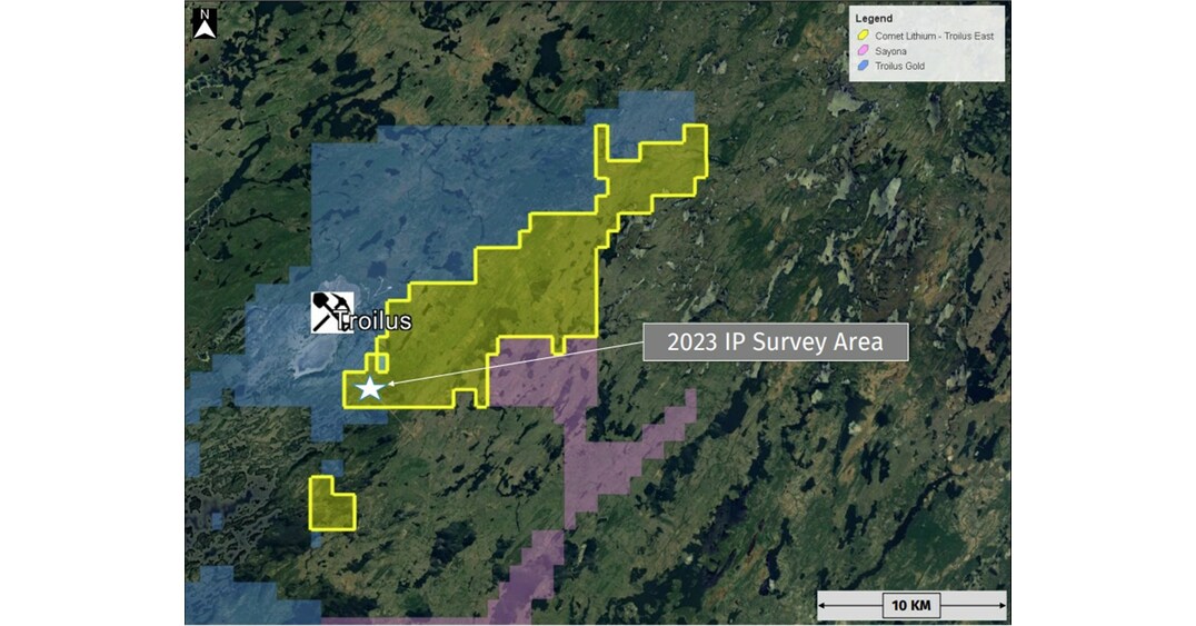 Comet Identifies New Large IP Anomalies at Troilus East