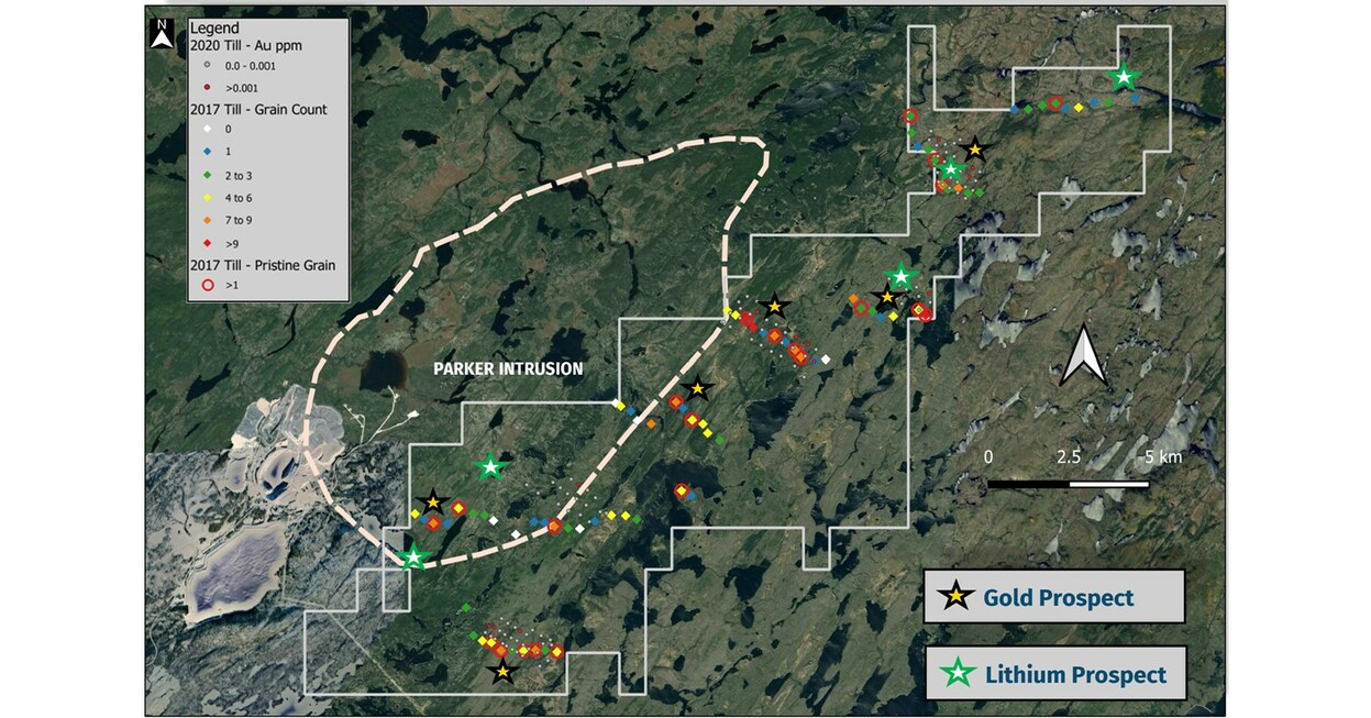 Comet Identifies New Large IP Anomalies at Troilus East