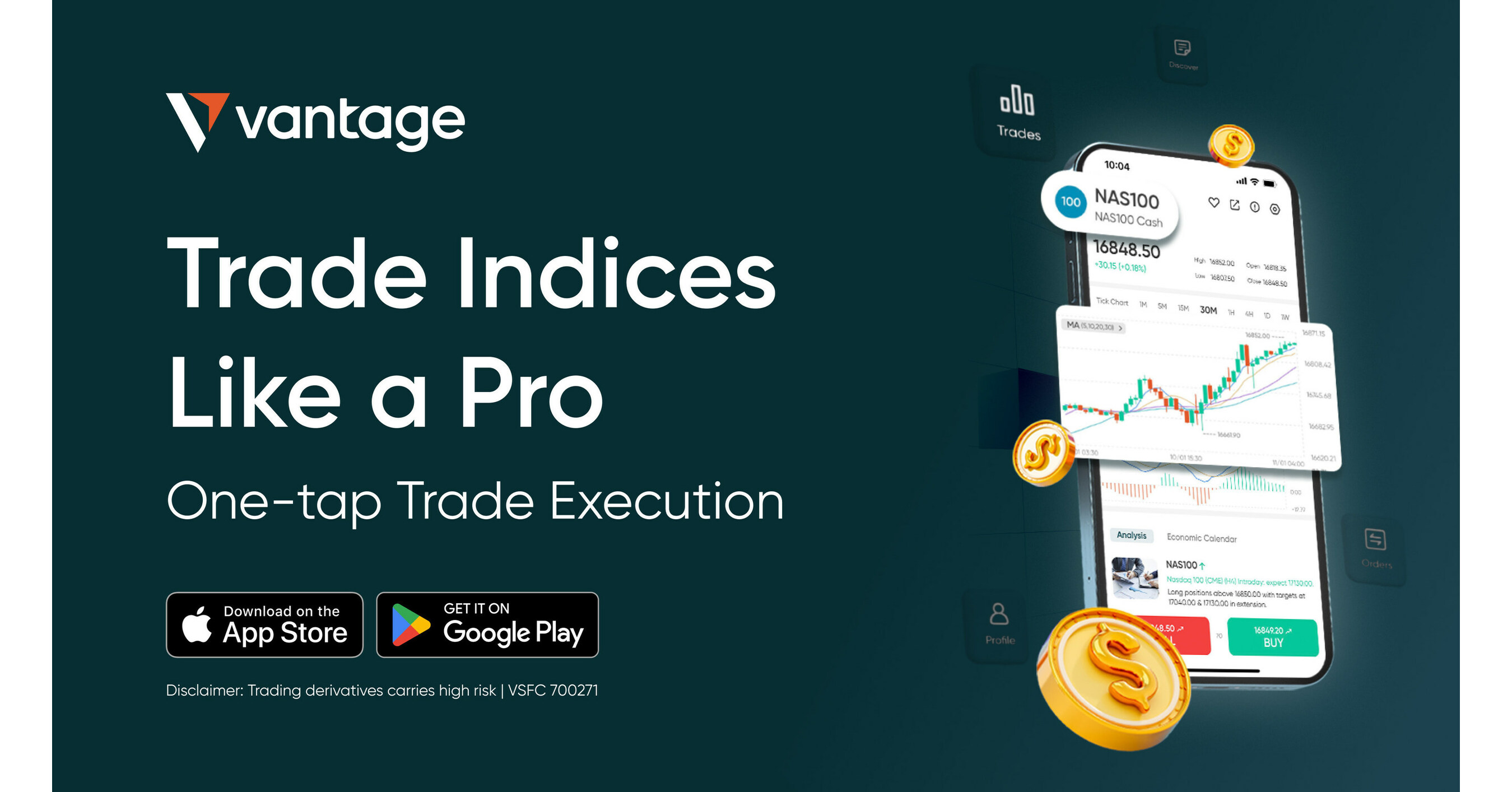 Vantage Markets extends its competitive edge on Indices product ...