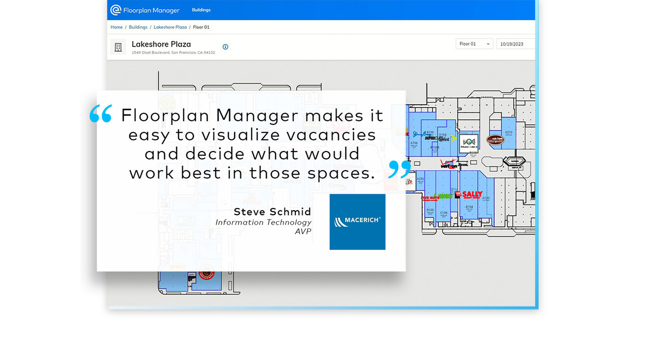 Macerich Embraces Space Planning Capabilities with Yardi Floorplan Manager