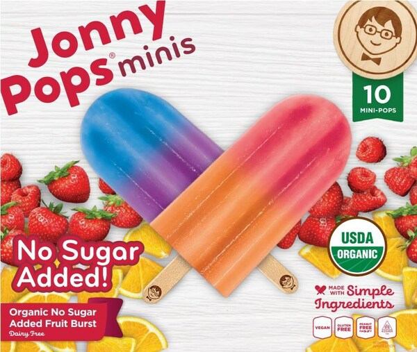 JonnyPops Debuts Line of Organic, Mini, No Sugar Added Pops