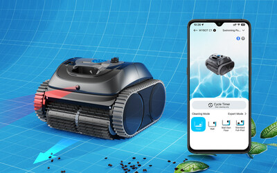 WYBOTICS Release the WYBOT C1 Cordless Robotic Pool Cleaner - The ...