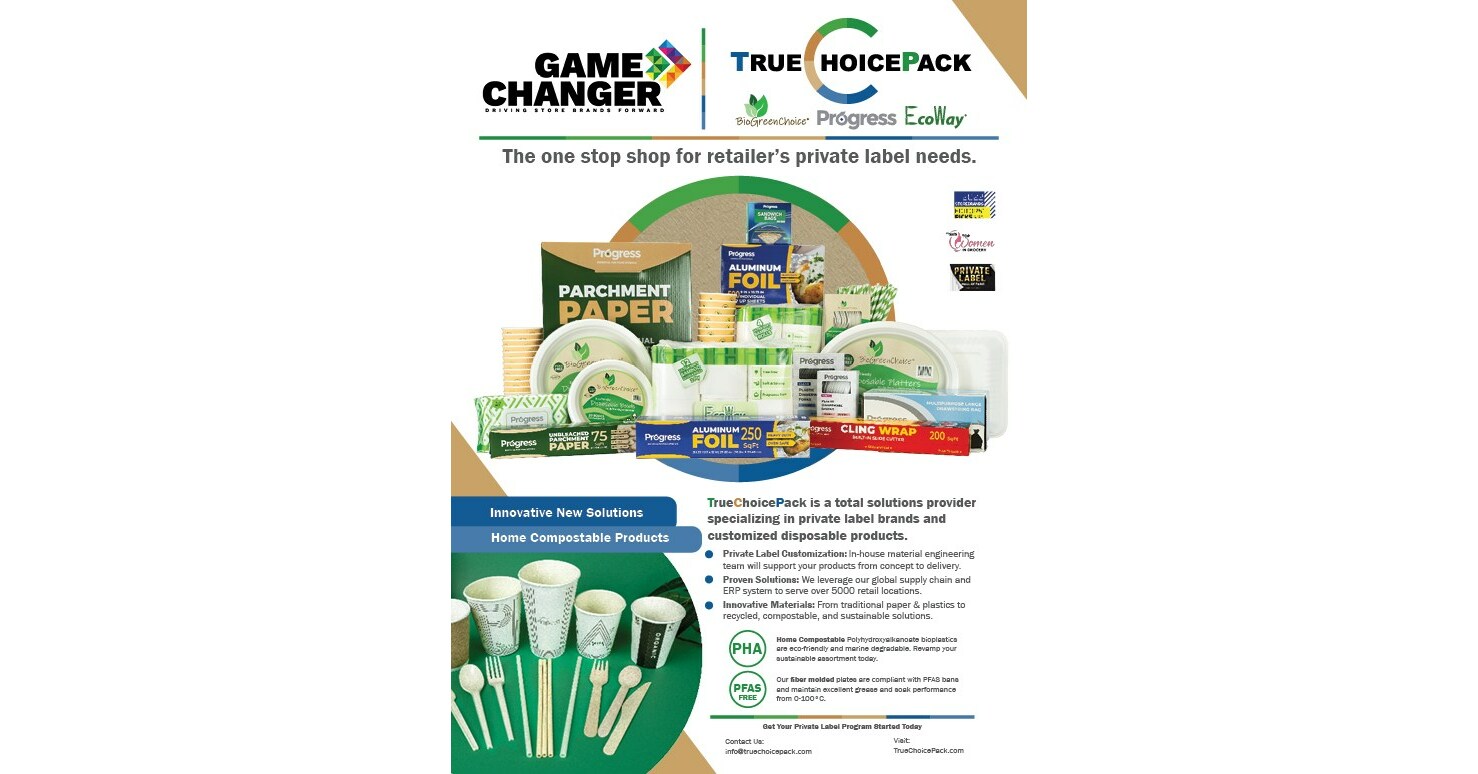 TrueChoicePack Recognized by Store Brands Magazine GAME CHANGERS Campaign for Product Innovation