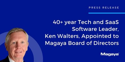 40+ year Tech and SaaS Software Leader, Ken Walters, Appointed to ...