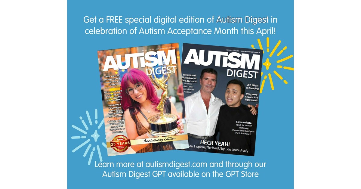Autism Digest Celebrates 25th Anniversary and Autism Acceptance Month ...