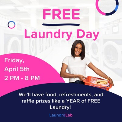 LaundroLab Laundromat Hosts Free Laundry Day Event To Celebrate Grand ...