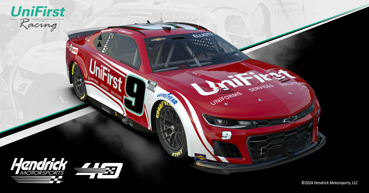 No. 9 UniFirst Chevy to sport ruby red scheme at Martinsville Raceway ...