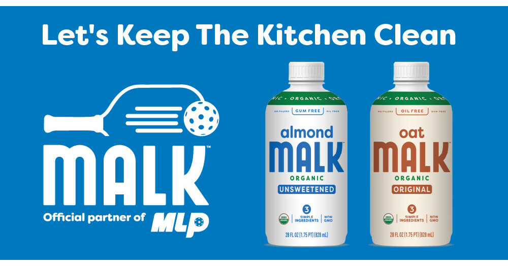 MALK Organics Signs On As Official Partner of Major League Pickleball