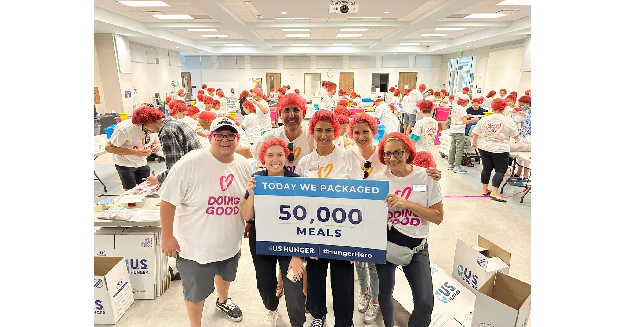 Millions of people unite around doing good on the 18th International ...