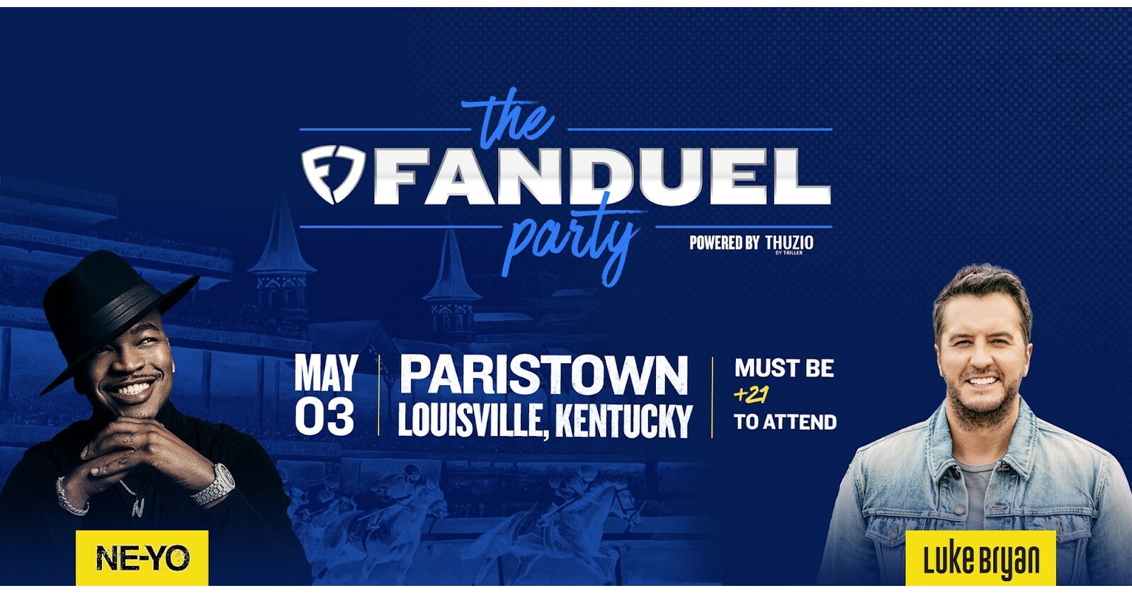 Luke Bryan and Ne-Yo to Headline FanDuel's Inaugural Kentucky Derby Party