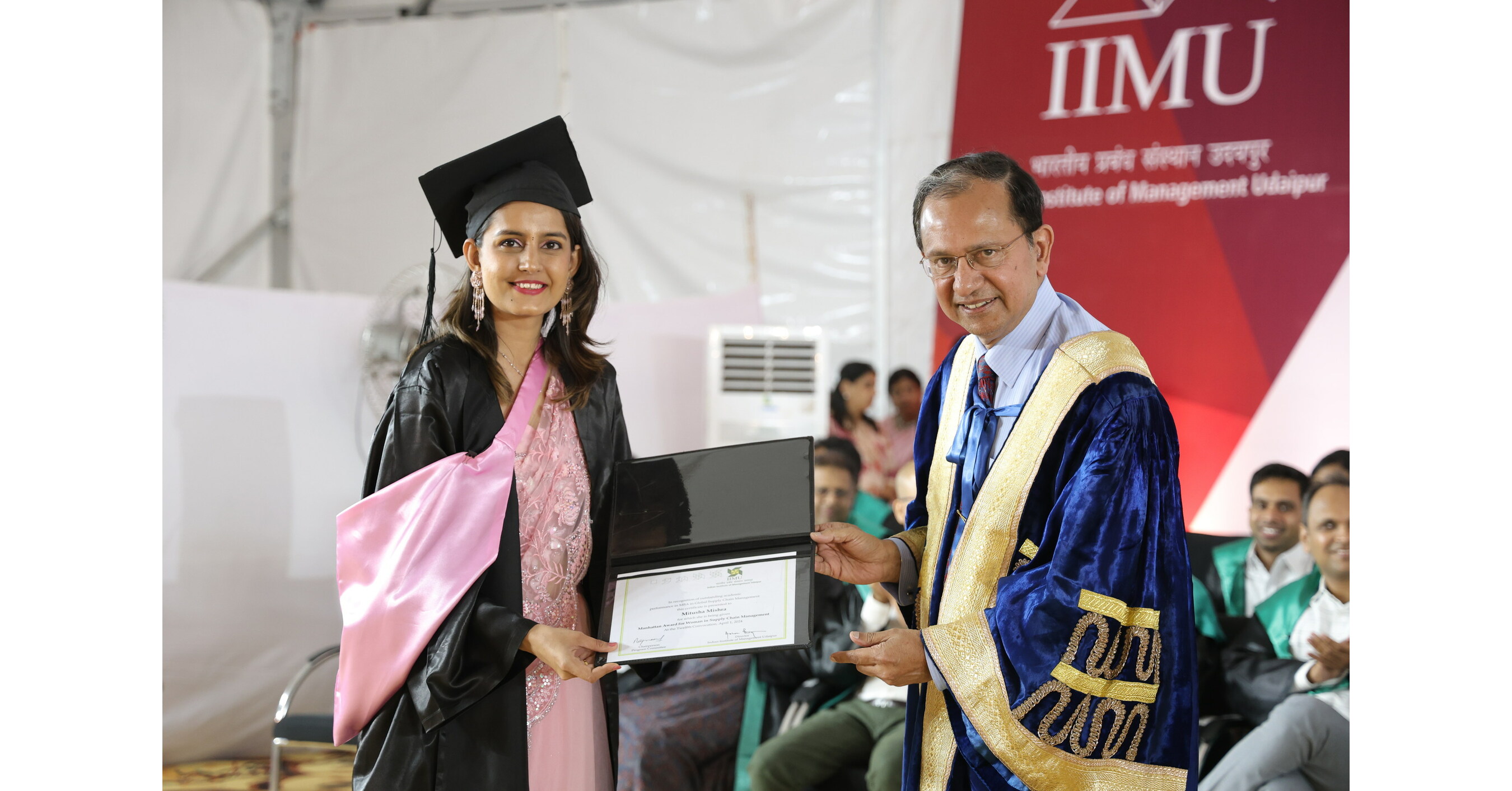 IIM Udaipur awards MBA Degrees to 429 students at its 12th Annual Convocation