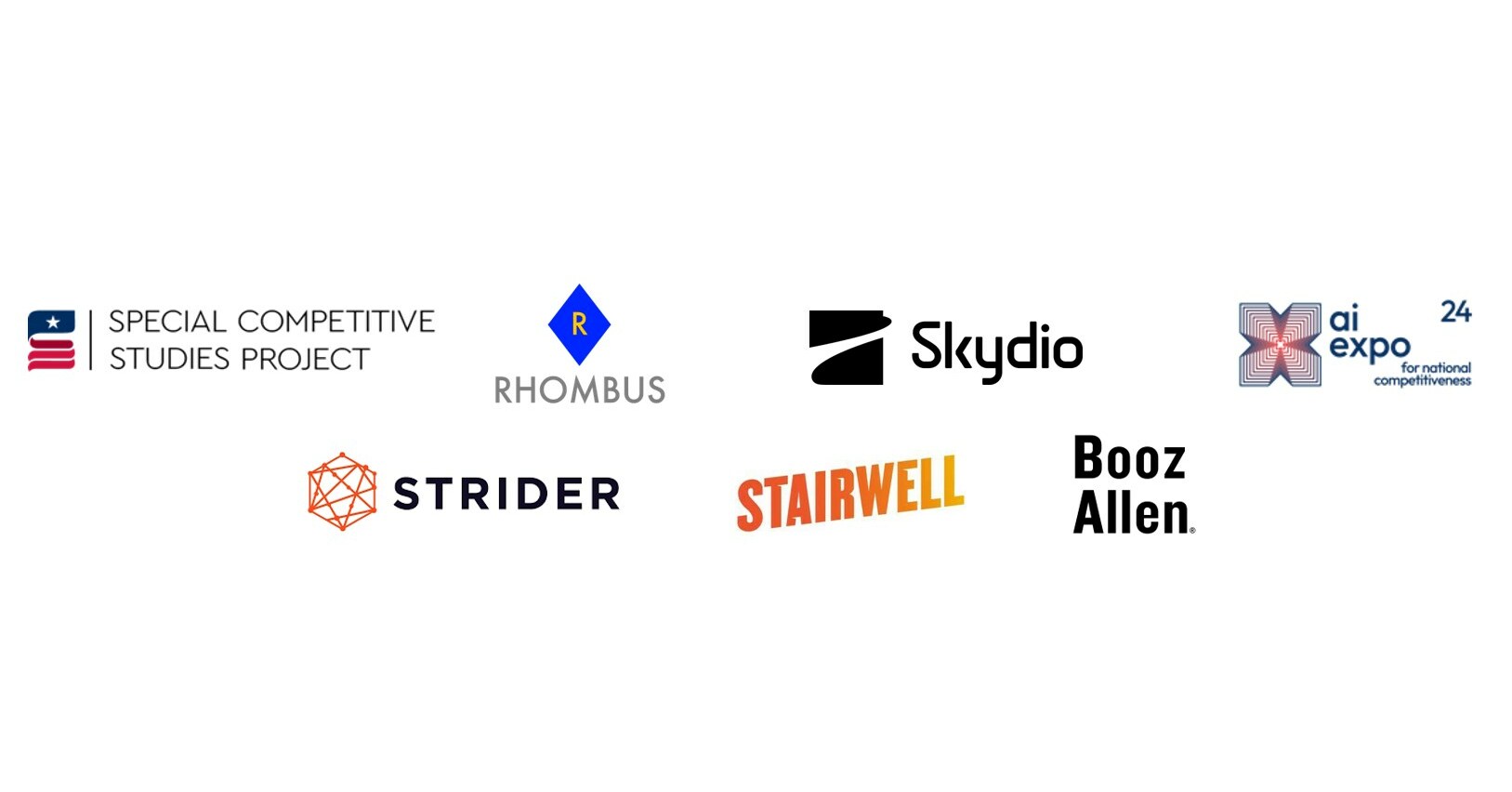 Rhombus Power, Skydio, Stairwell, Strider Technologies, and Booz Allen ...