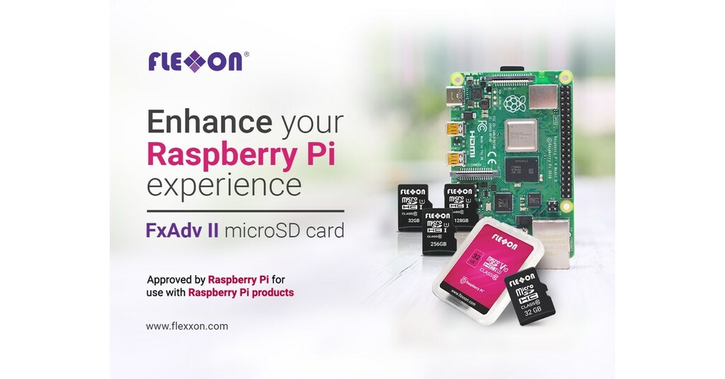Flexxon microSD FxAdv II Memory Cards Attain Raspberry Pi Certification