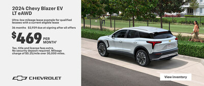 Carl Black Orlando is leasing the 2024 Chevy Blazer EV for as low as ...