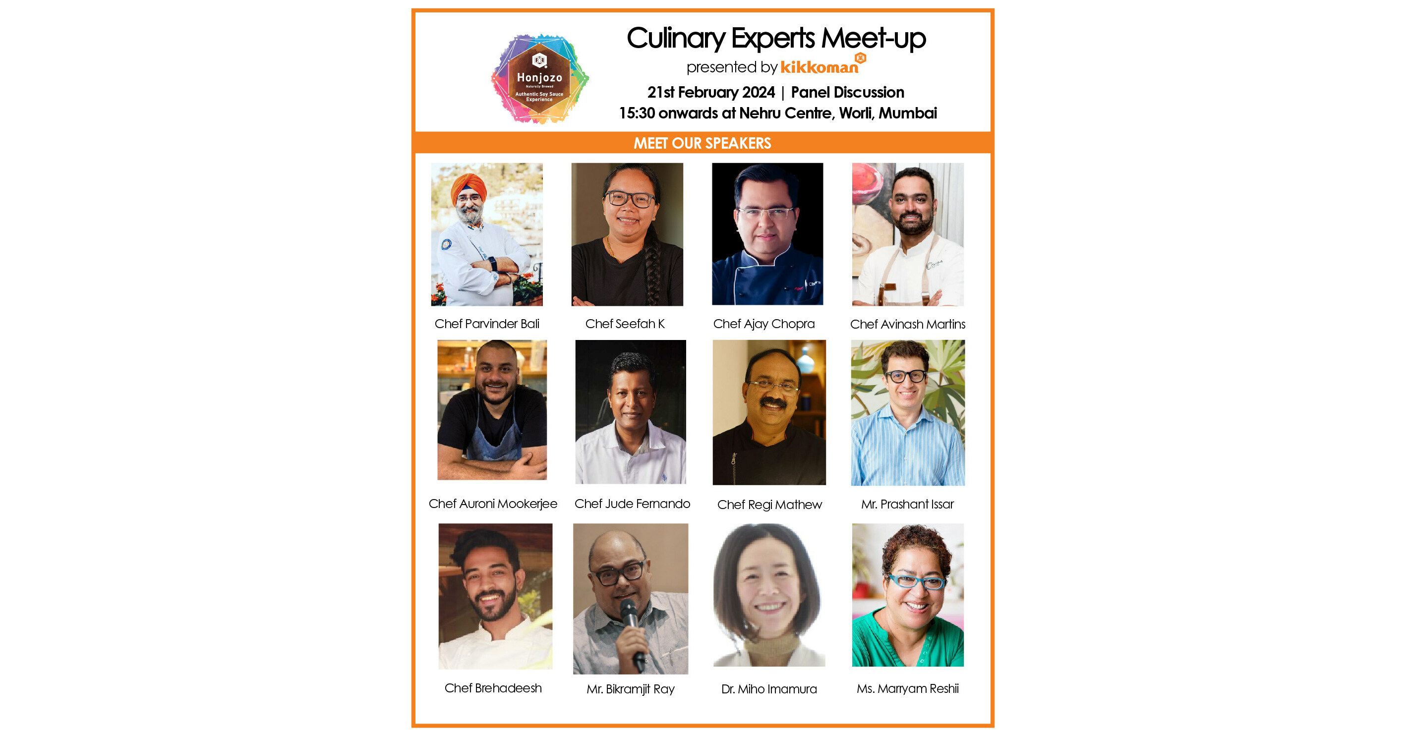 Kikkoman India holds Second Culinary Experts Meet-up on the theme of ...