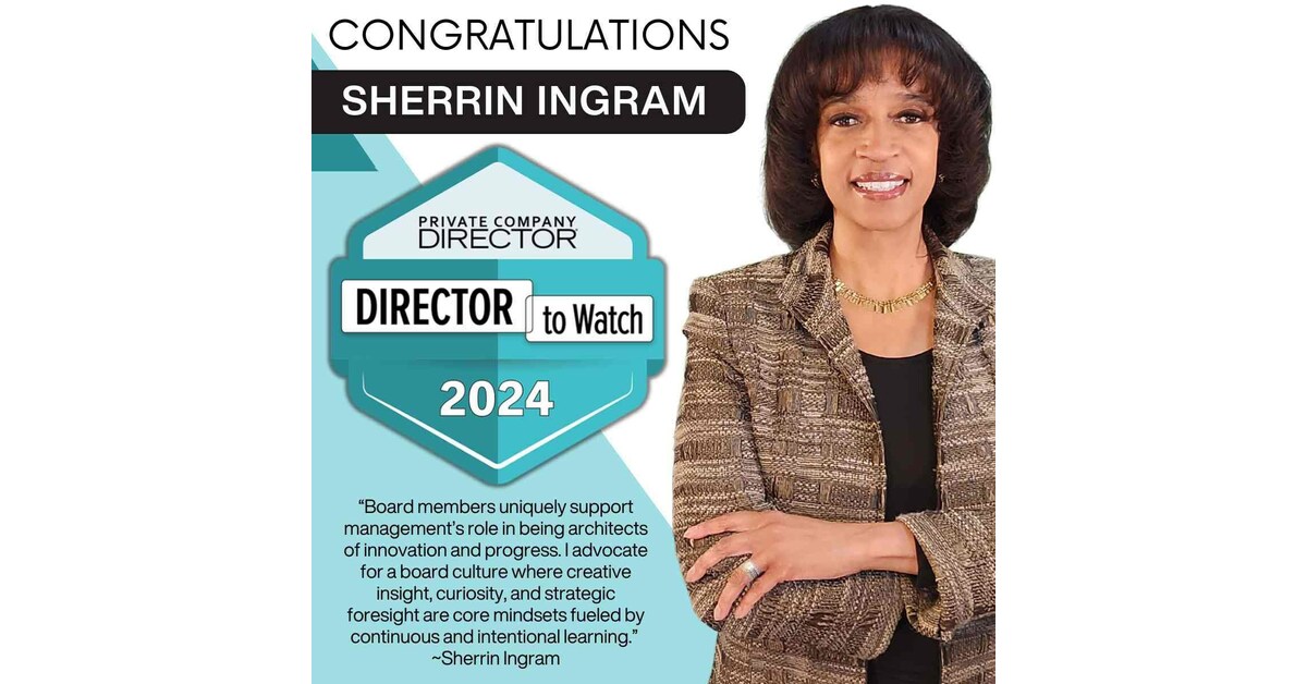 Corporate Governance Leader Sherrin Ross Ingram Selected as a Director ...