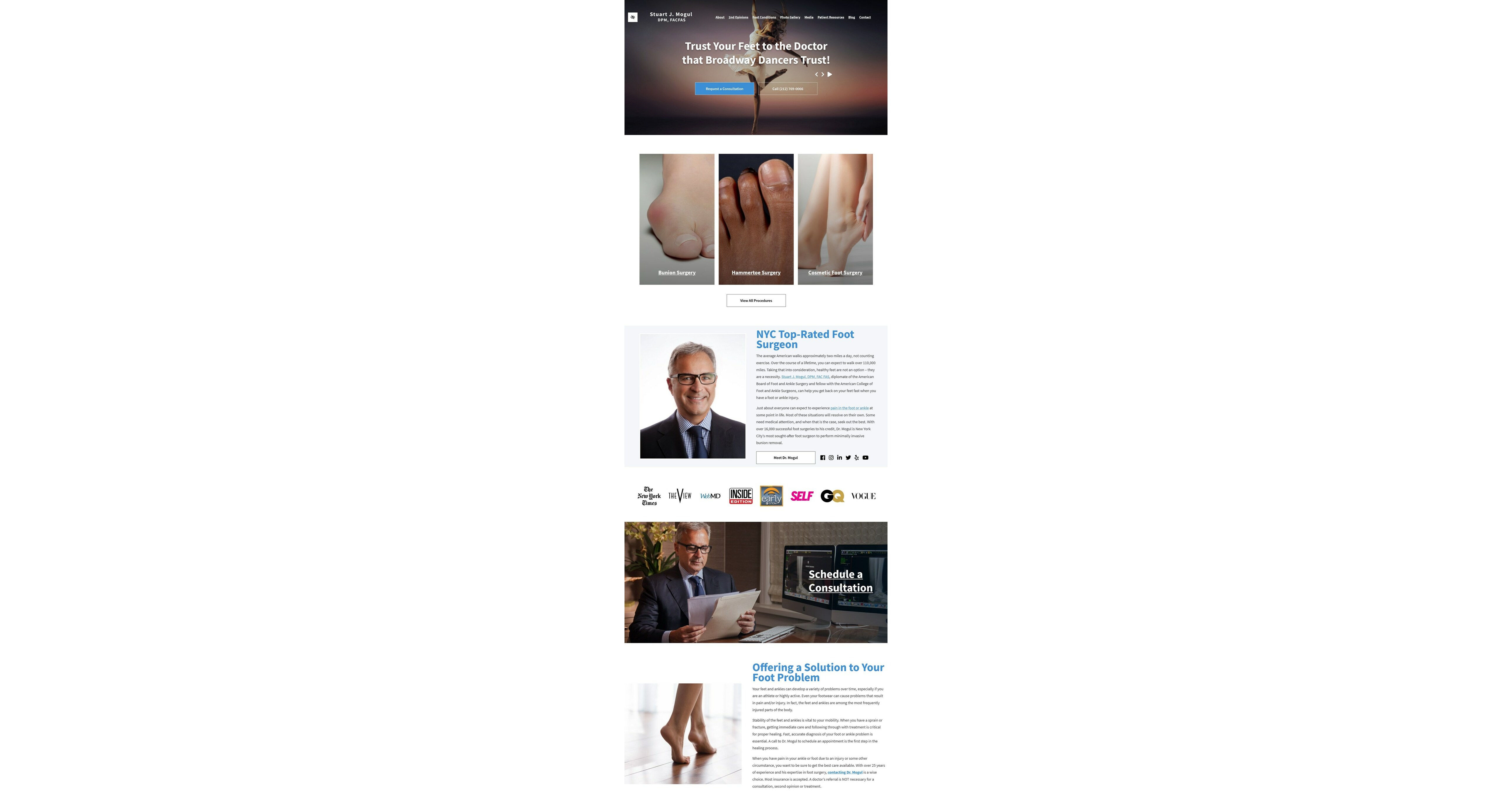 Renowned NYC Foot Surgeon Dr. Stuart J. Mogul Introduces the ...