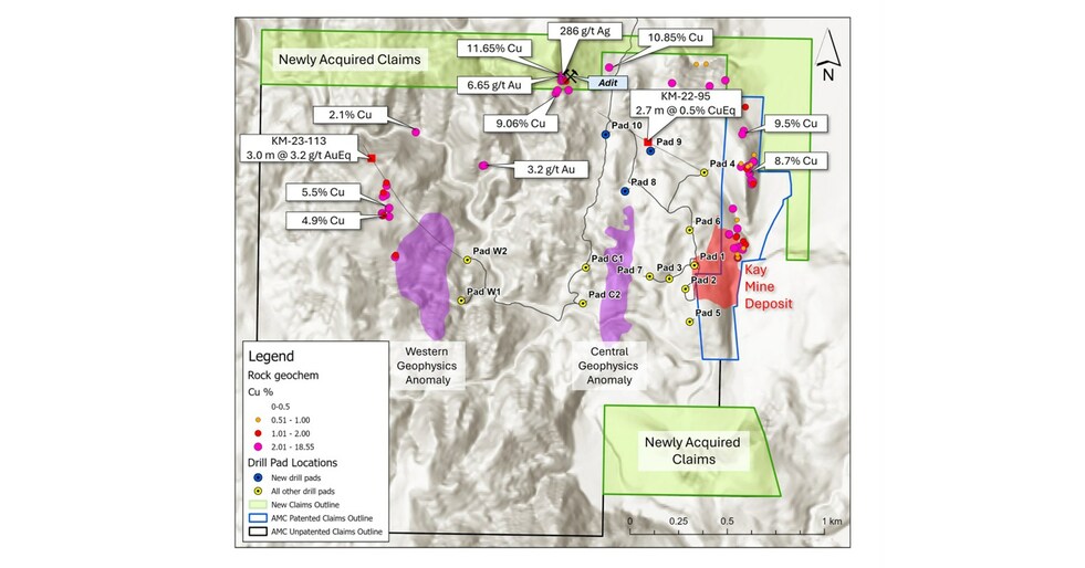 Arizona Metals Extends Kay Claims 300 Metres North, Increases Land ...