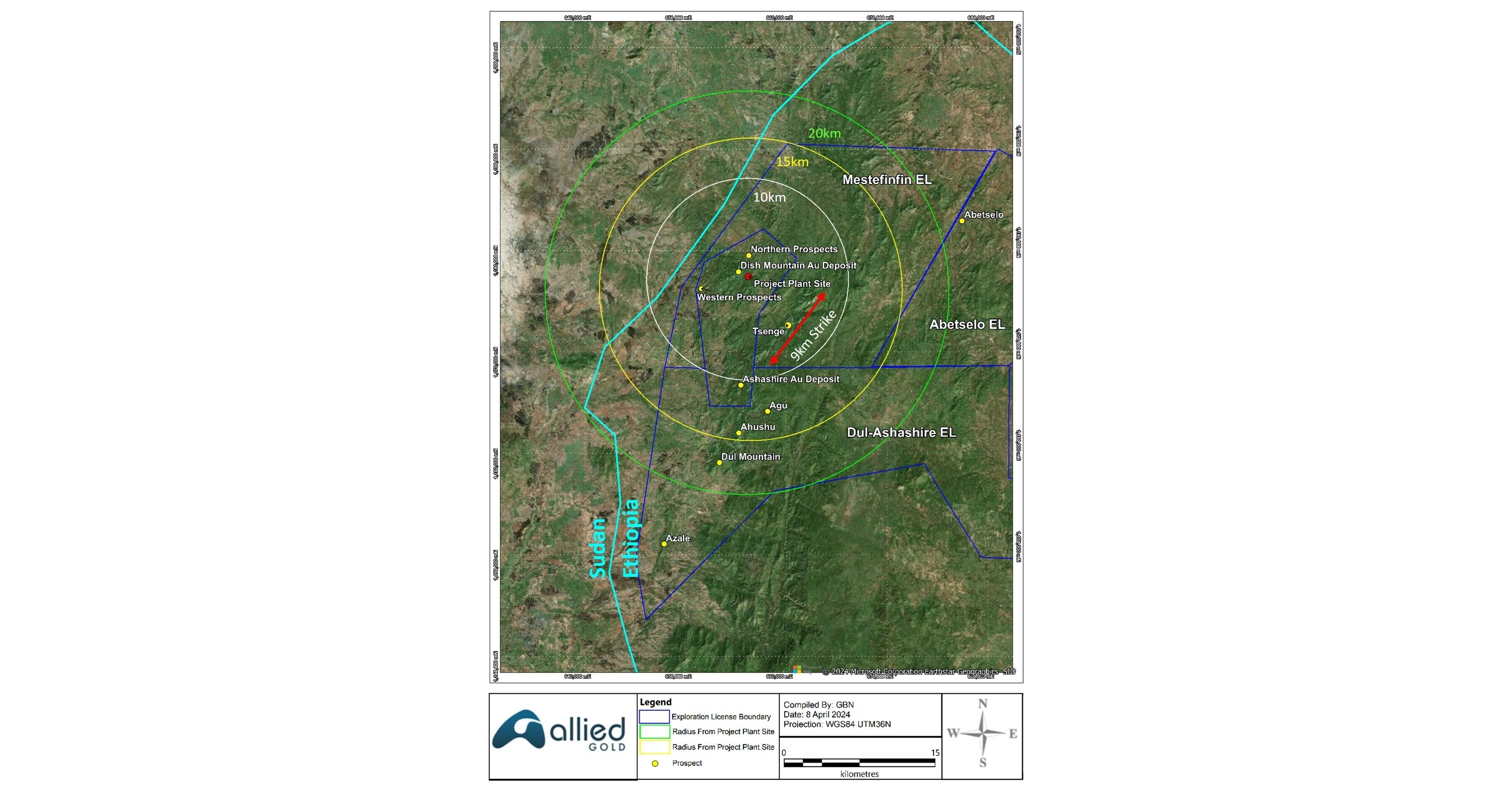 ALLIED GOLD ANNOUNCES POSITIVE EXPLORATION RESULTS AT KURMUK'S TSENGE ...