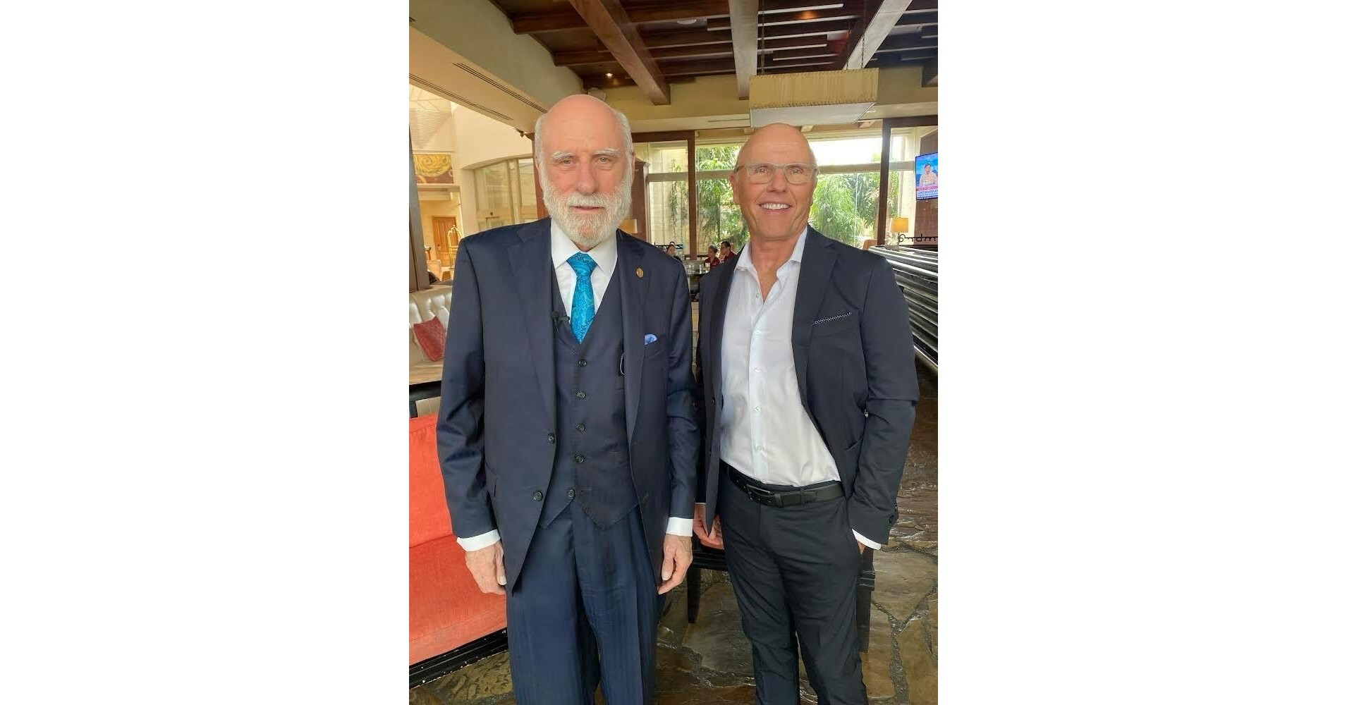 David McCourt and Vint Cerf speak on the 50th anniversary of the ...