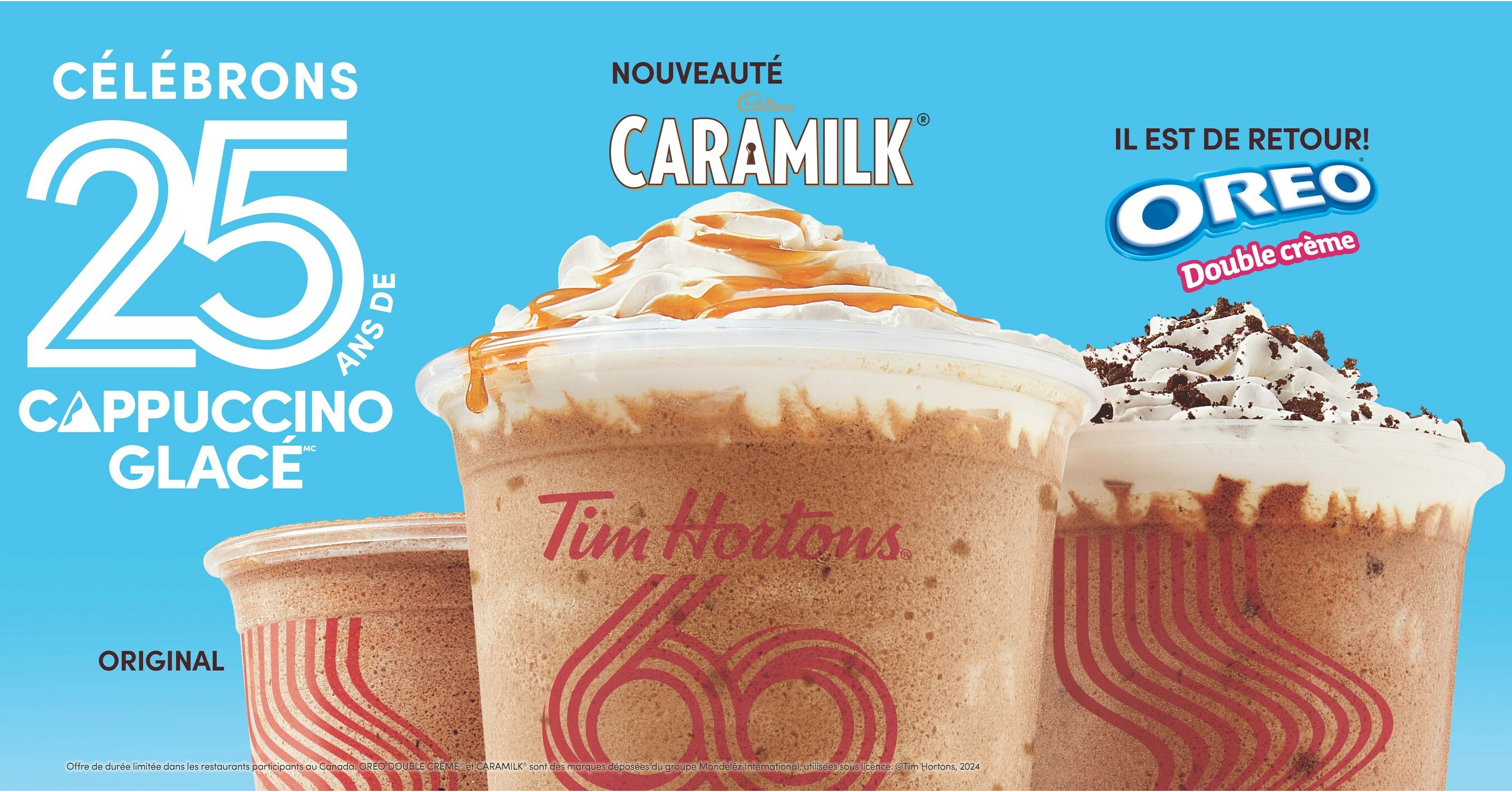 Célébrez les 25 ans de l'emblématique cappuccino glacé Tim Hortons avec ...