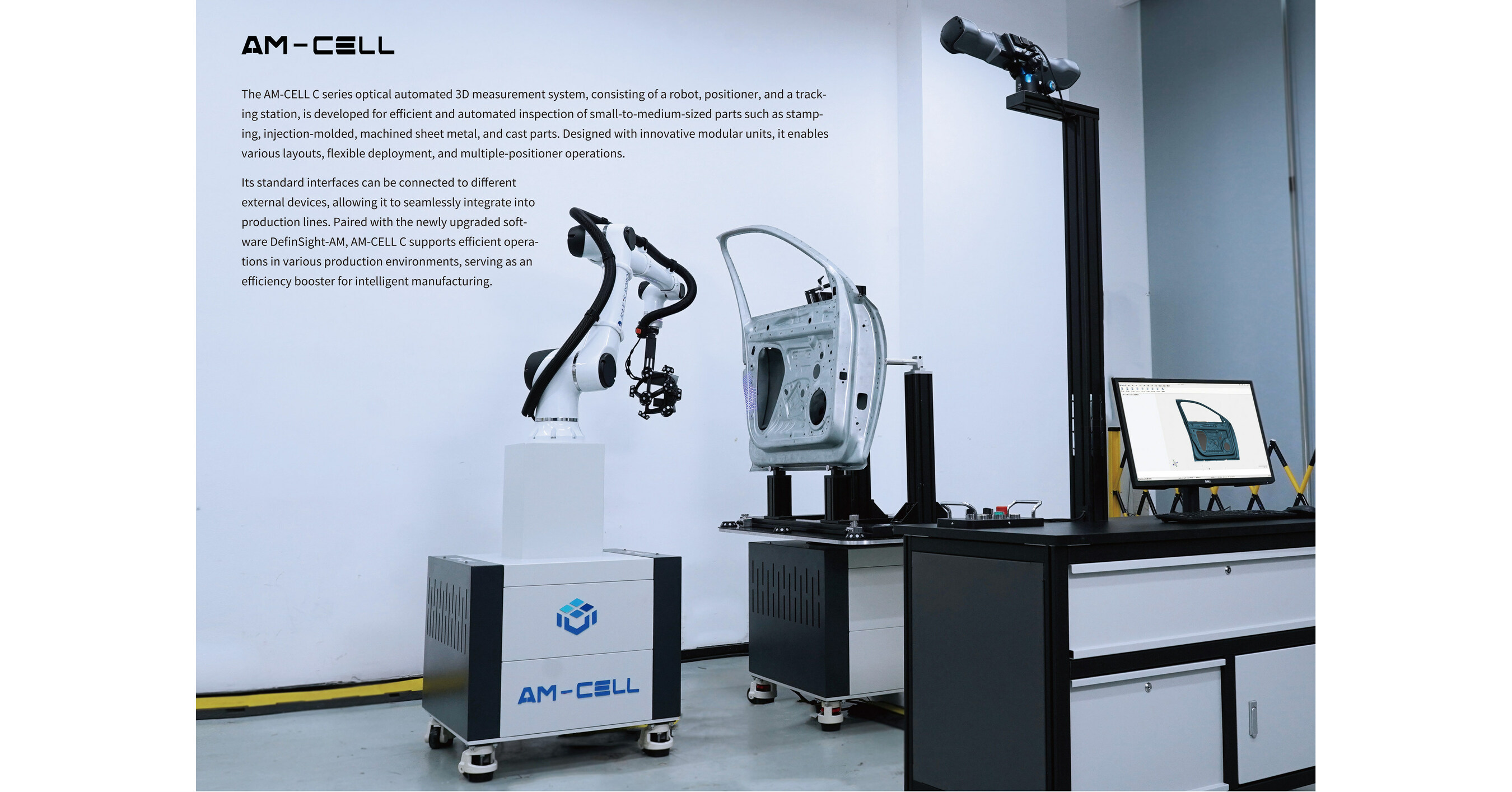 Scantech Launches AM-CELL C Series Optical Automated 3D Measurement System
