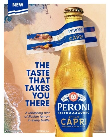 Enjoy a taste of Italian summer in Canada with new Peroni Nastro ...