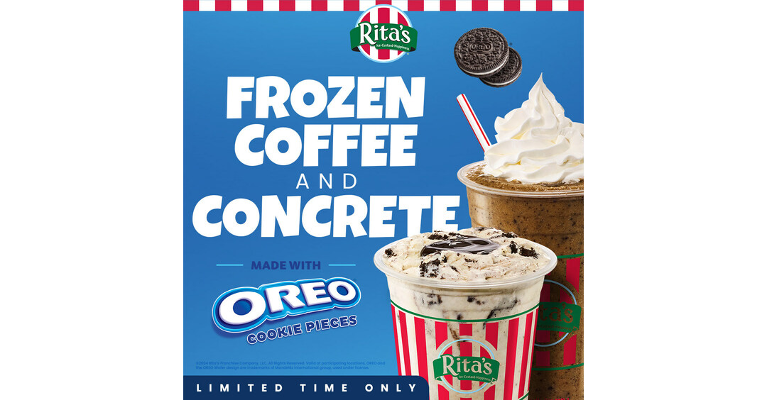 Rita's Partners with OREO® to Expand Cold Brew Frozen Coffee Line and ...