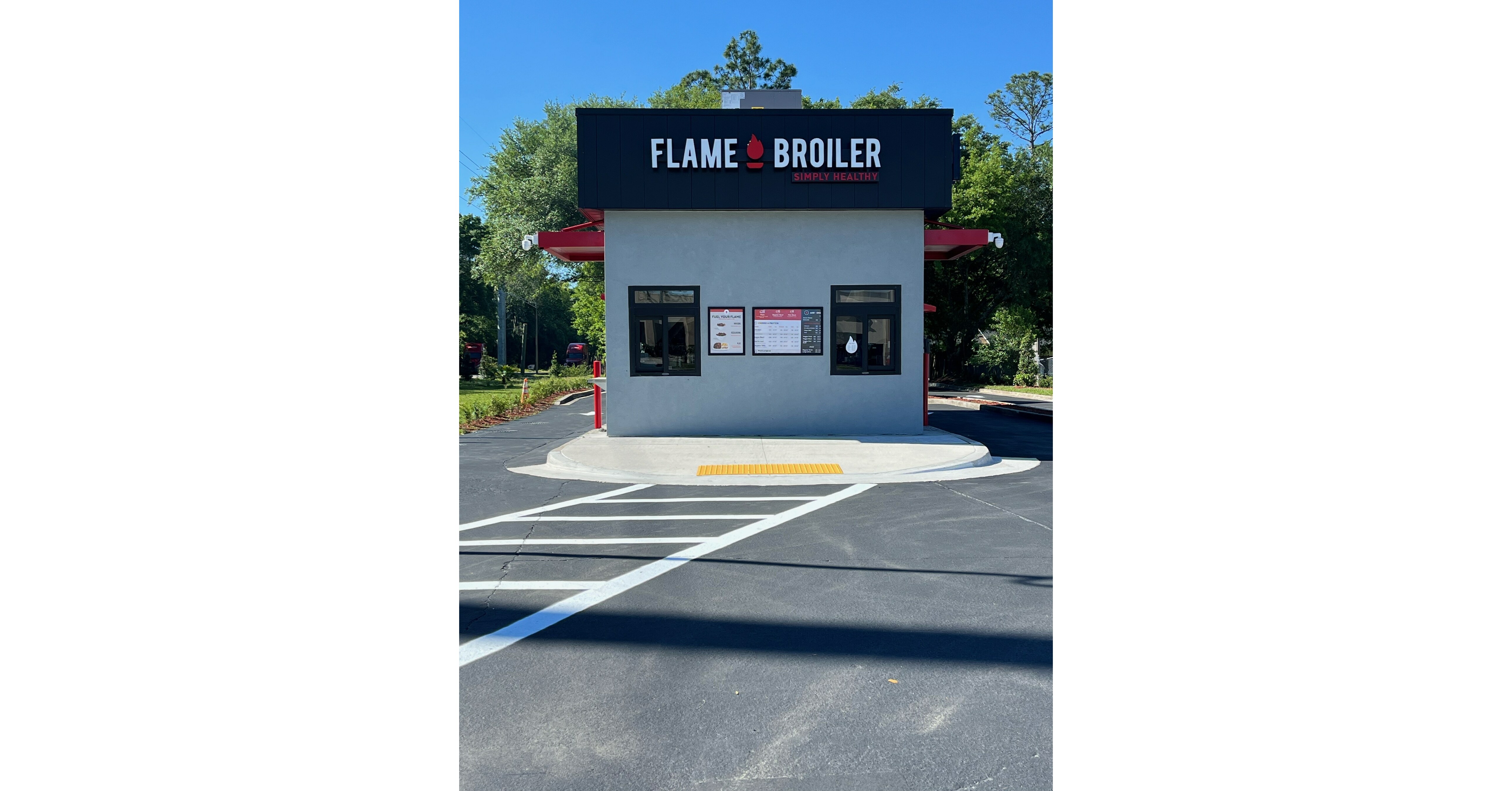 Double the Excitement for Flame Broiler's First Double Drive-Thru