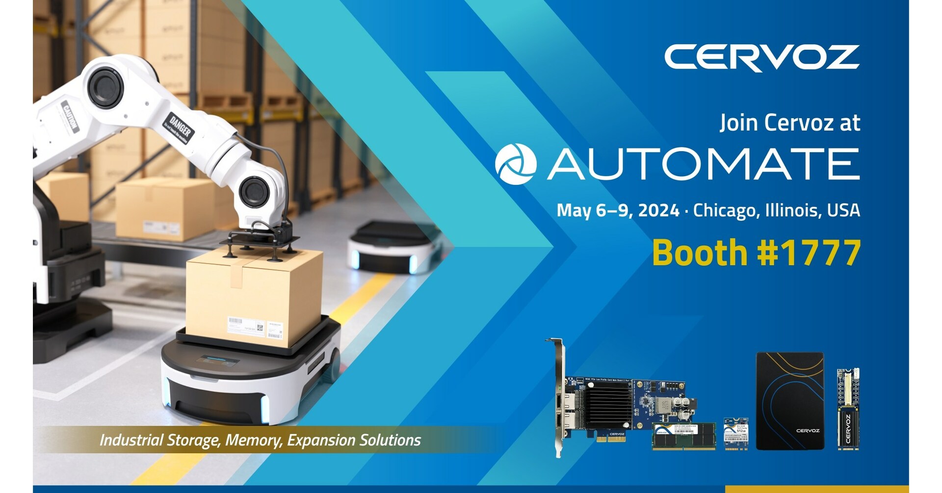 Cervoz at Automate Show 2024: Pioneering Compact, High-Performance ...