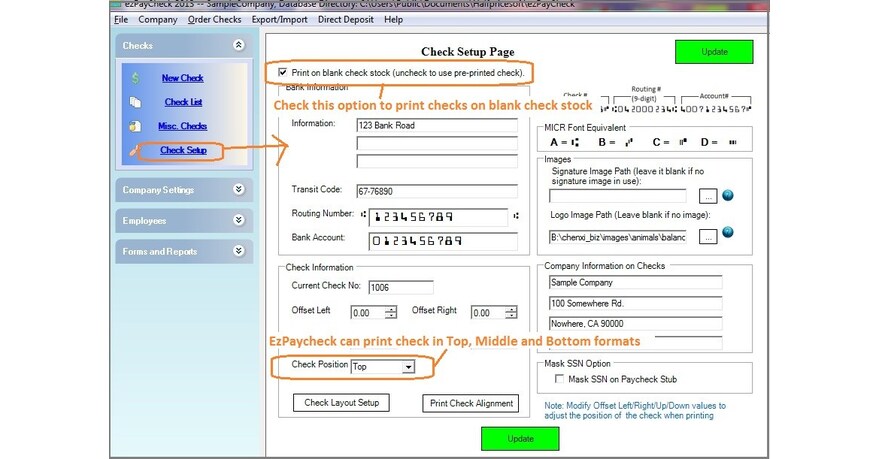 New ezPaycheck works With ezACH Software To Process Unlimited Paychecks And Miscellaneous Checks