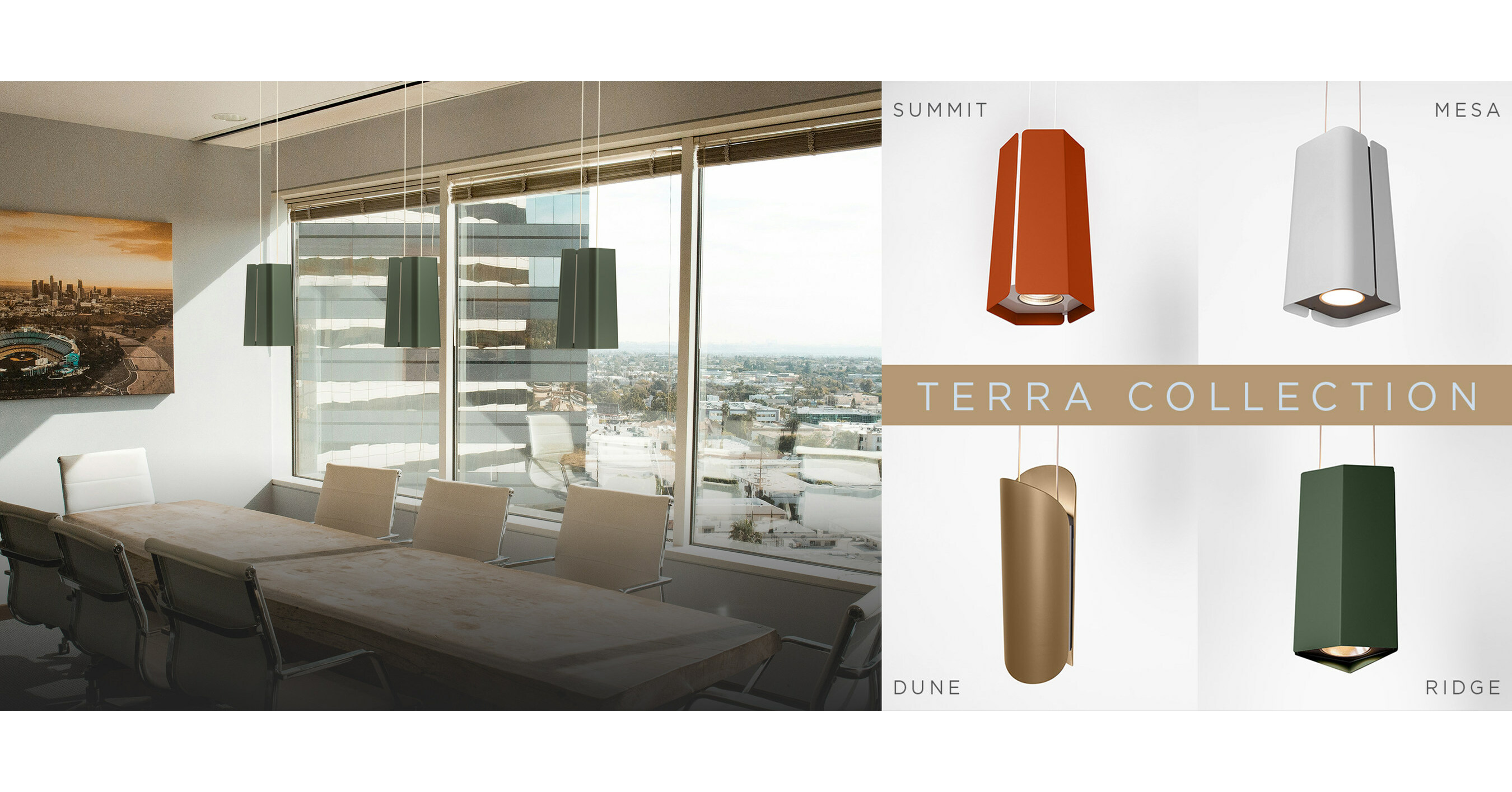 Visa Lighting Launches New Terra Collection of Architectural Pendants