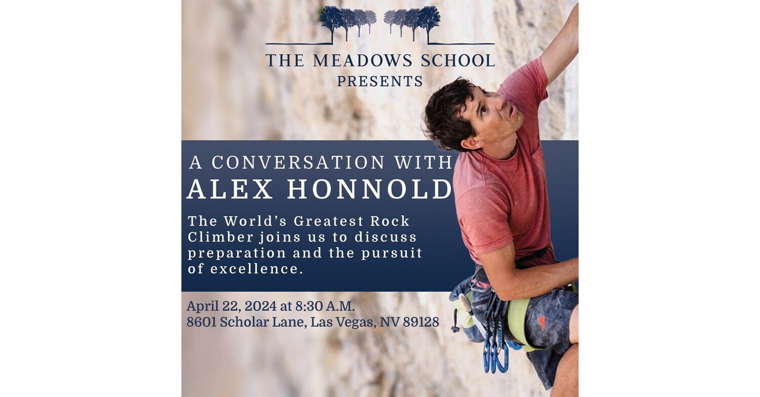 The Meadows School Welcomes Free Solo Climber Alex Honnold