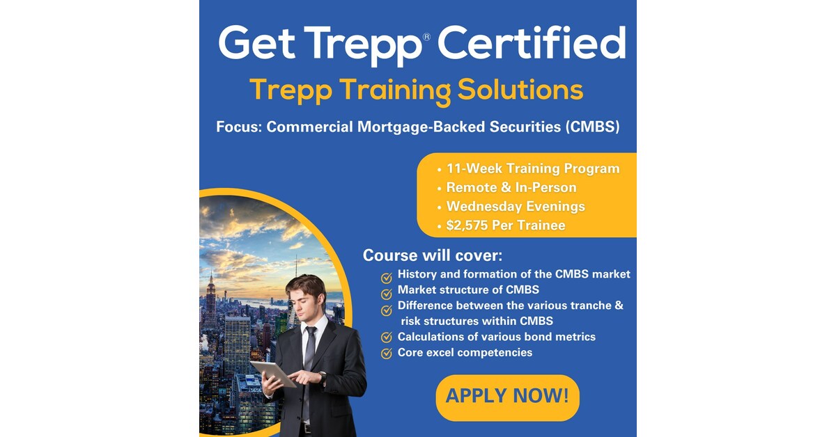 Trepp Unveils Inaugural Trepp Training Solutions Program, Welcoming ...