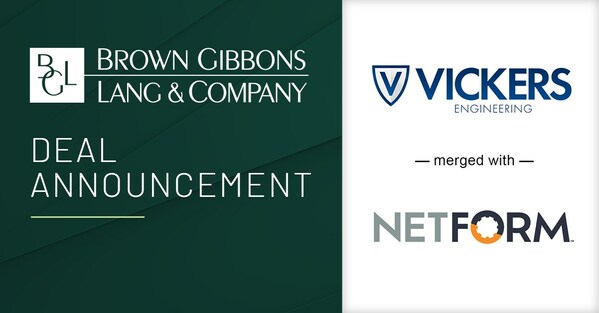 BGL Announces the Merger of Vickers Engineering with Netform