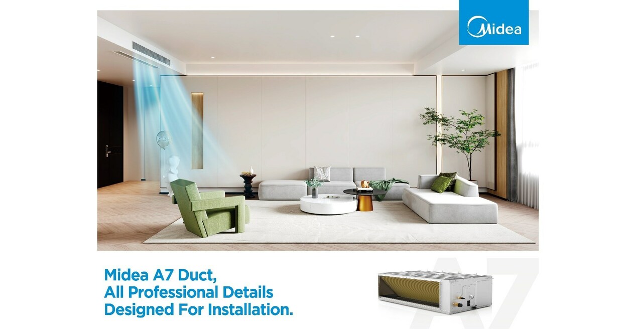 Midea RAC Unveils A7 Duct, an Easy-to-install HVAC System Perfect for ...