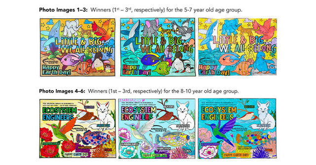 5th Annual Brightening the World Earth Day Coloring Contest Winners ...